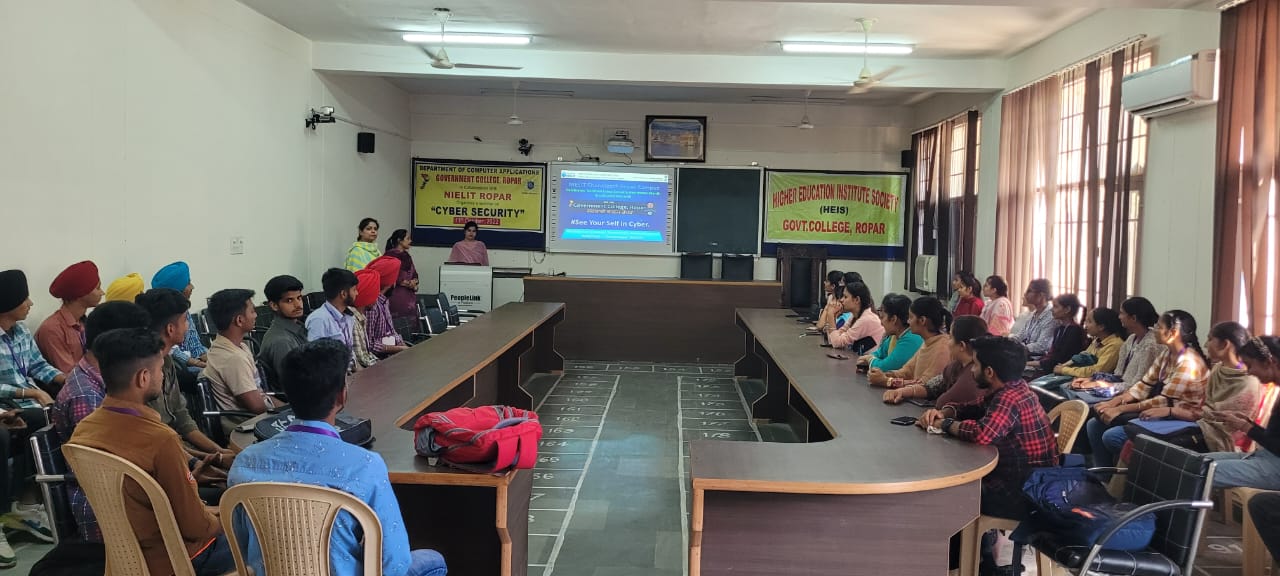 Workshop on “Cyber Security and Ethical Hacking” at Government College ...