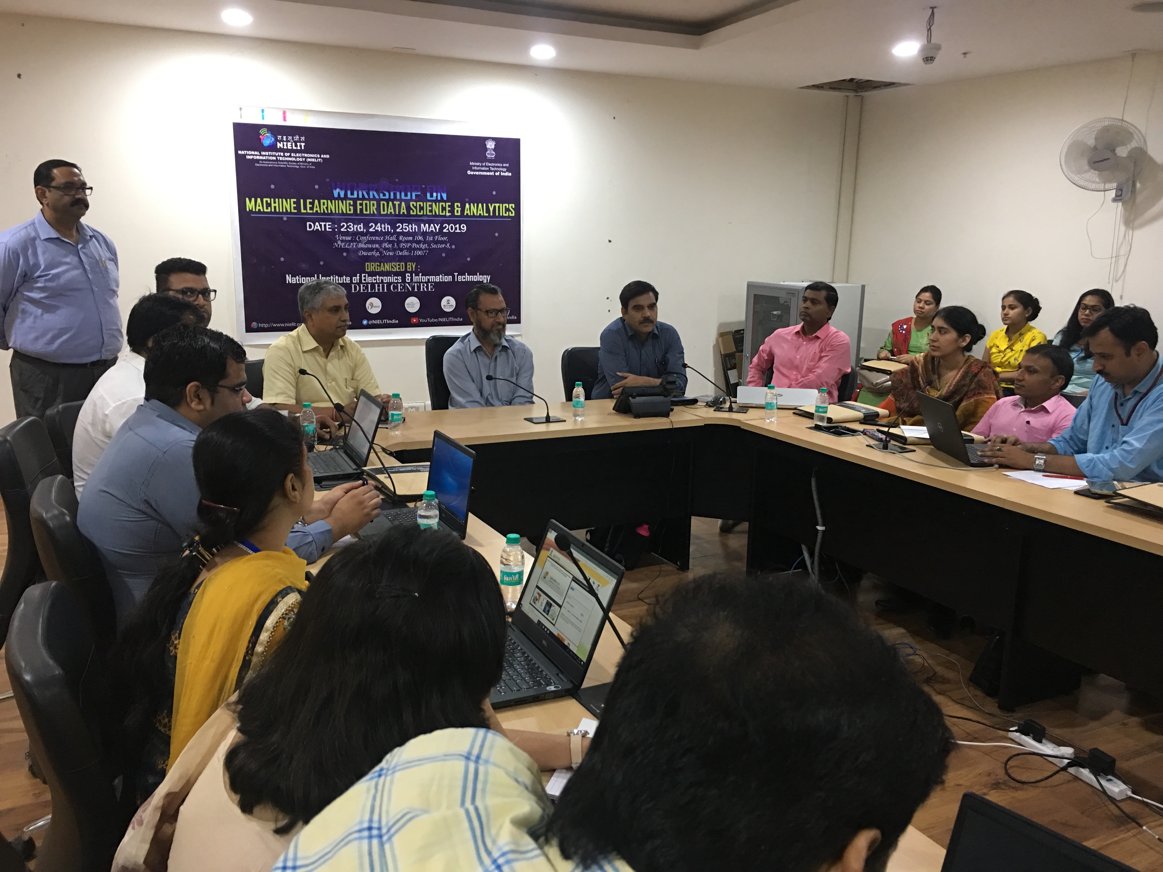 Day 1 of the Workshop on Machine Learning for Data Science and Analytics from 23rd – 25th May ...