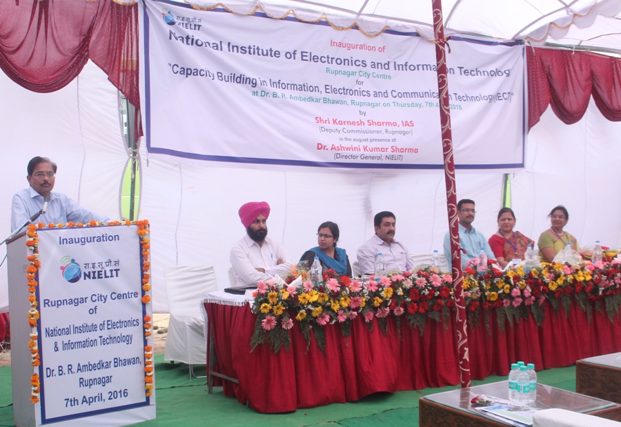Inauguration of Rupnagar City Centre of NIELIT Ropar | Government of ...