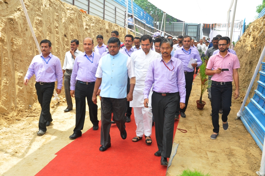 Foundation Stone Laying Ceremony of NIELIT HQ Building at Dwarka, New ...