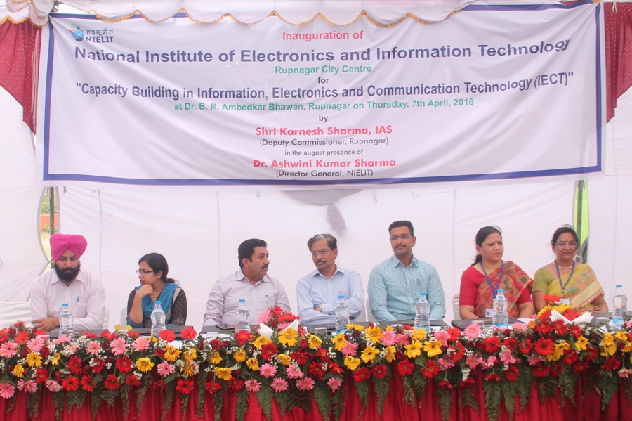 Inauguration of Rupnagar City Centre of NIELIT Ropar | Government of ...