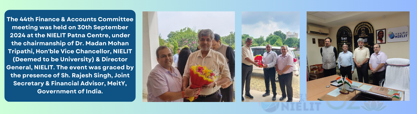 Government of India : National Institute of Electronics & Information ...