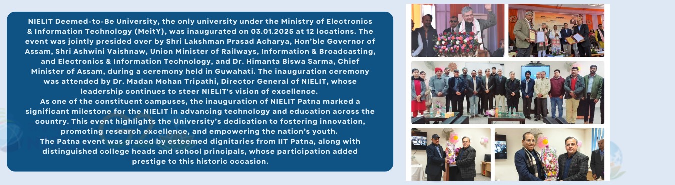 Government of India : National Institute of Electronics & Information ...