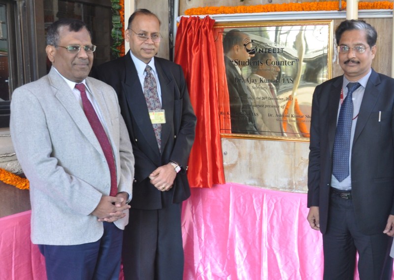 Inauguration of Students Counter at NIELIT HQ, on 26th December, 2013 ...