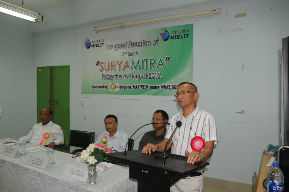 Inauguration of 2nd Batch SURYAMITRA | Government of India : National ...