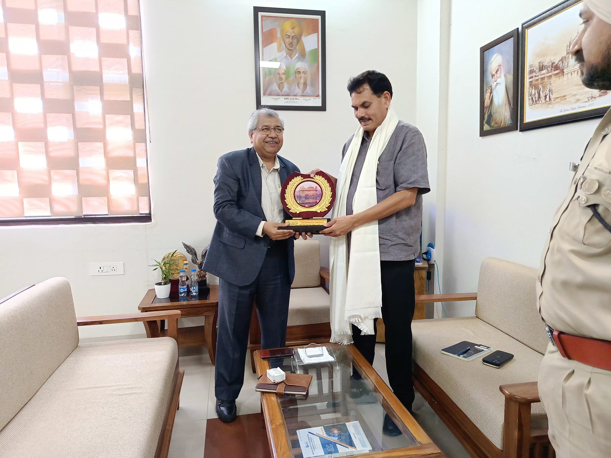 Visit of Shri Ishwar Singh, IPS (Special DGP HRD), and Shri Gulneet Singh Khurana, SSP, Ropar ...