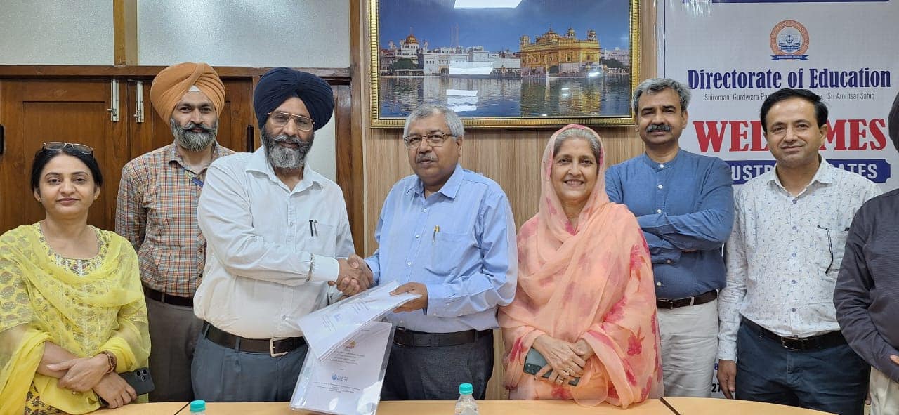 NIELIT Ropar and SGPC Sri Amritsar, inked an MoU on 16th July, 2024 on ...